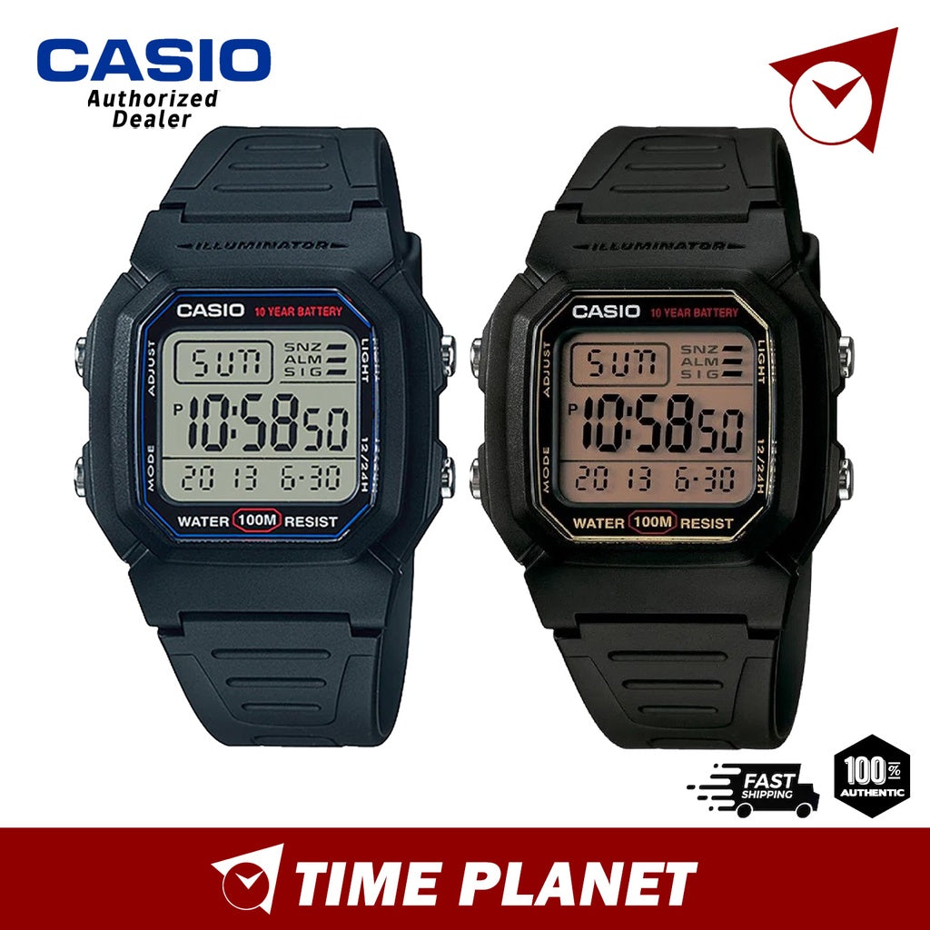 Casio W-800H-1A / W-800H-9A – Timeplanet