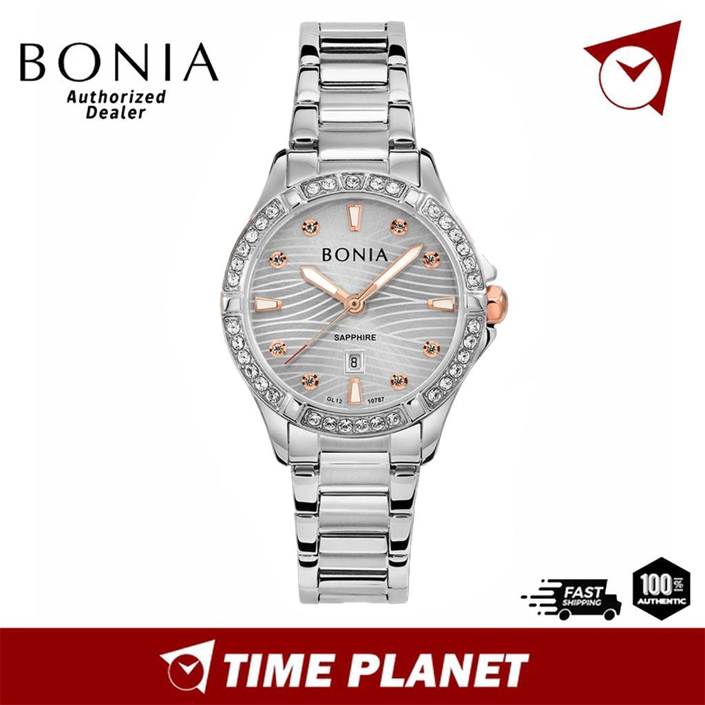 Bonia Elegance Silver Stainless Steel Strap Women Watch BNB10787-2317S – Timeplanet