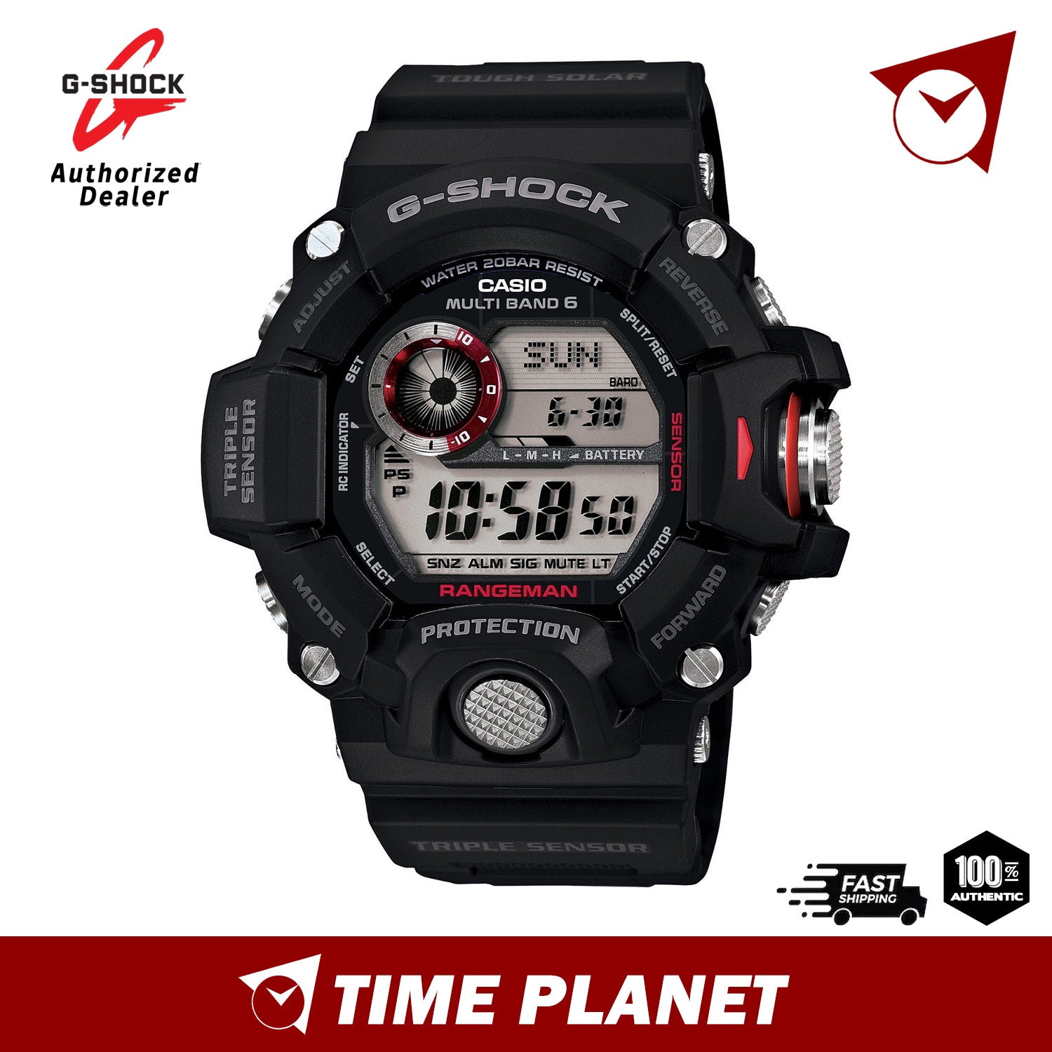 Casio G-Shock GW-9400-1 – Timeplanet