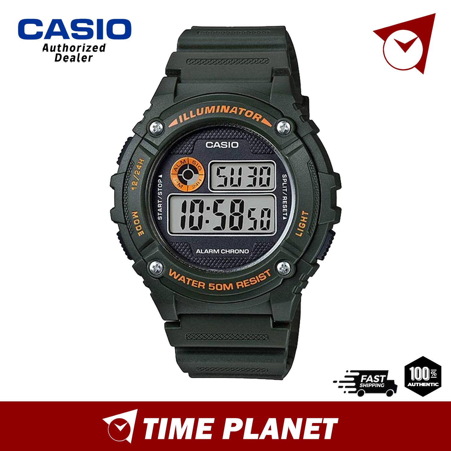 Casio W-216H-3B – Timeplanet
