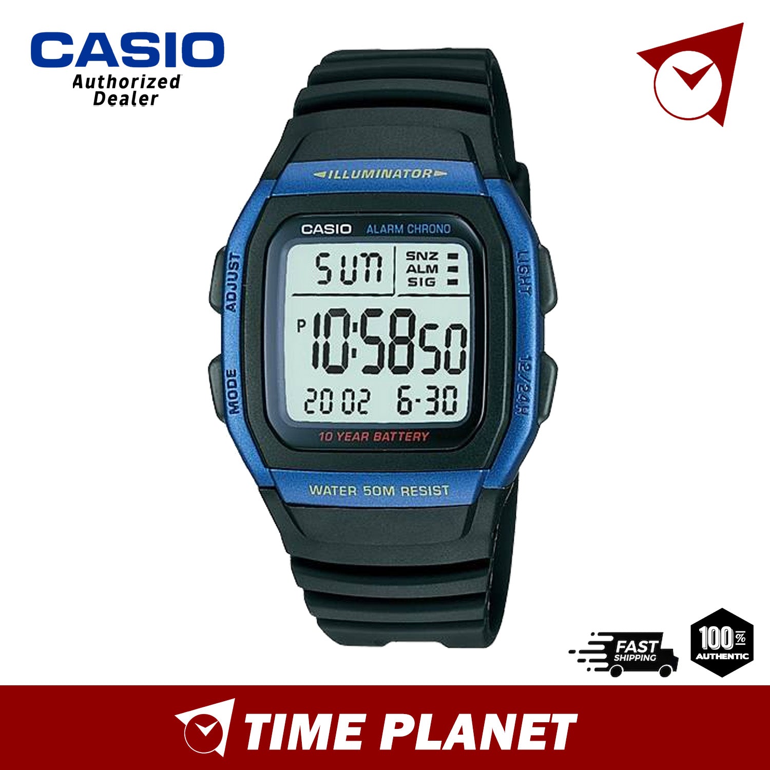 Casio W-96H-2A – Timeplanet
