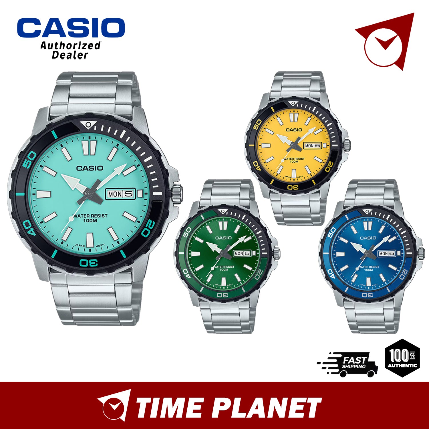 Casio MTD-125D-2A1 / MTD-125D-2A2 / MTD-125D-3A / MTD-125D-9A – Timeplanet