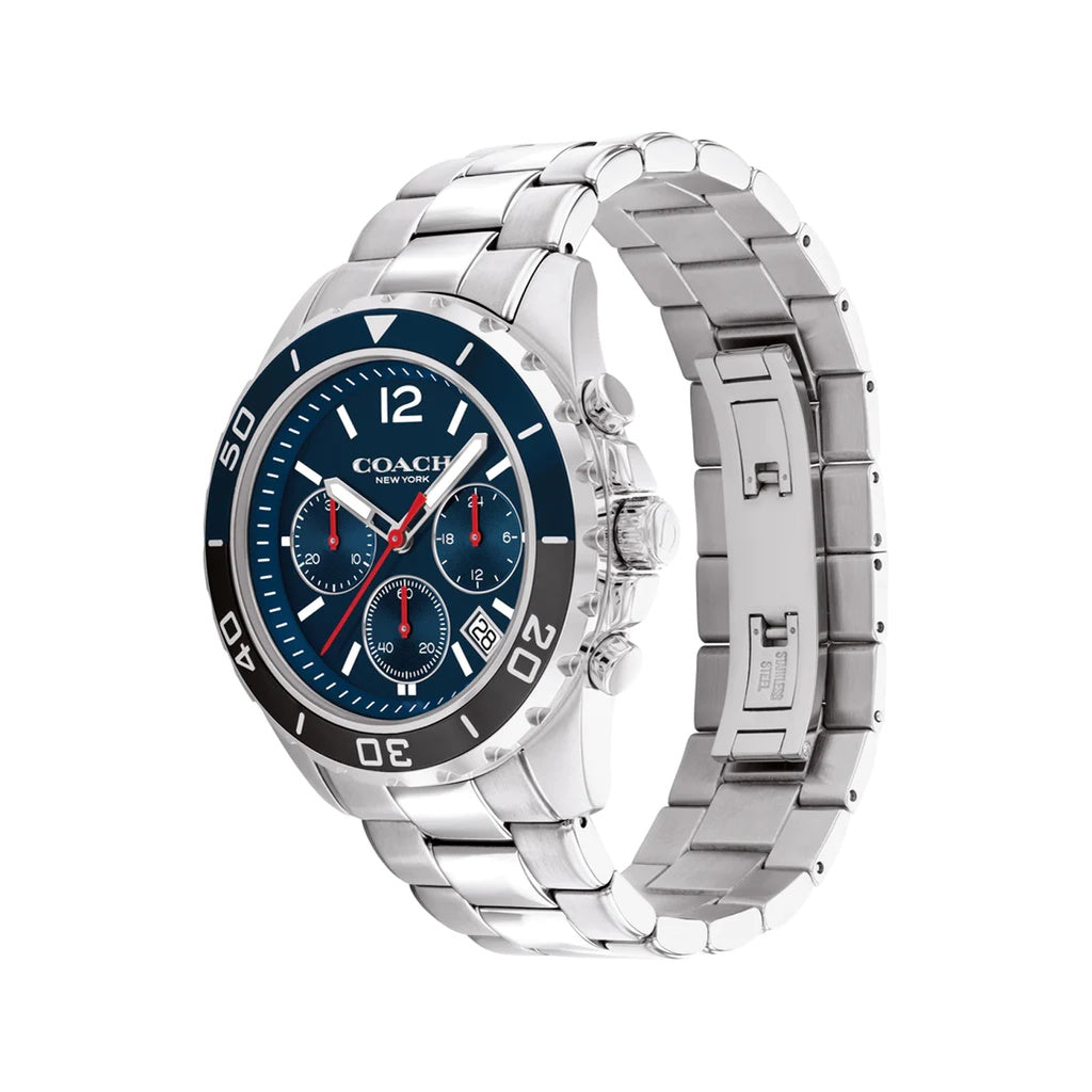 Coach Kent Navy Men's Watch 14602555 – Timeplanet