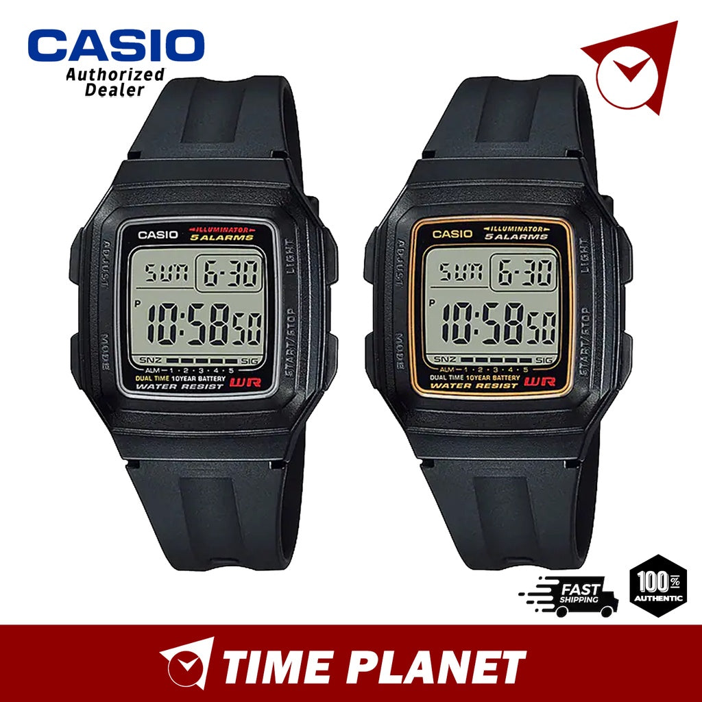 Casio Men Watch F-201WA-1ADF / F-201WA-9ADF – Timeplanet