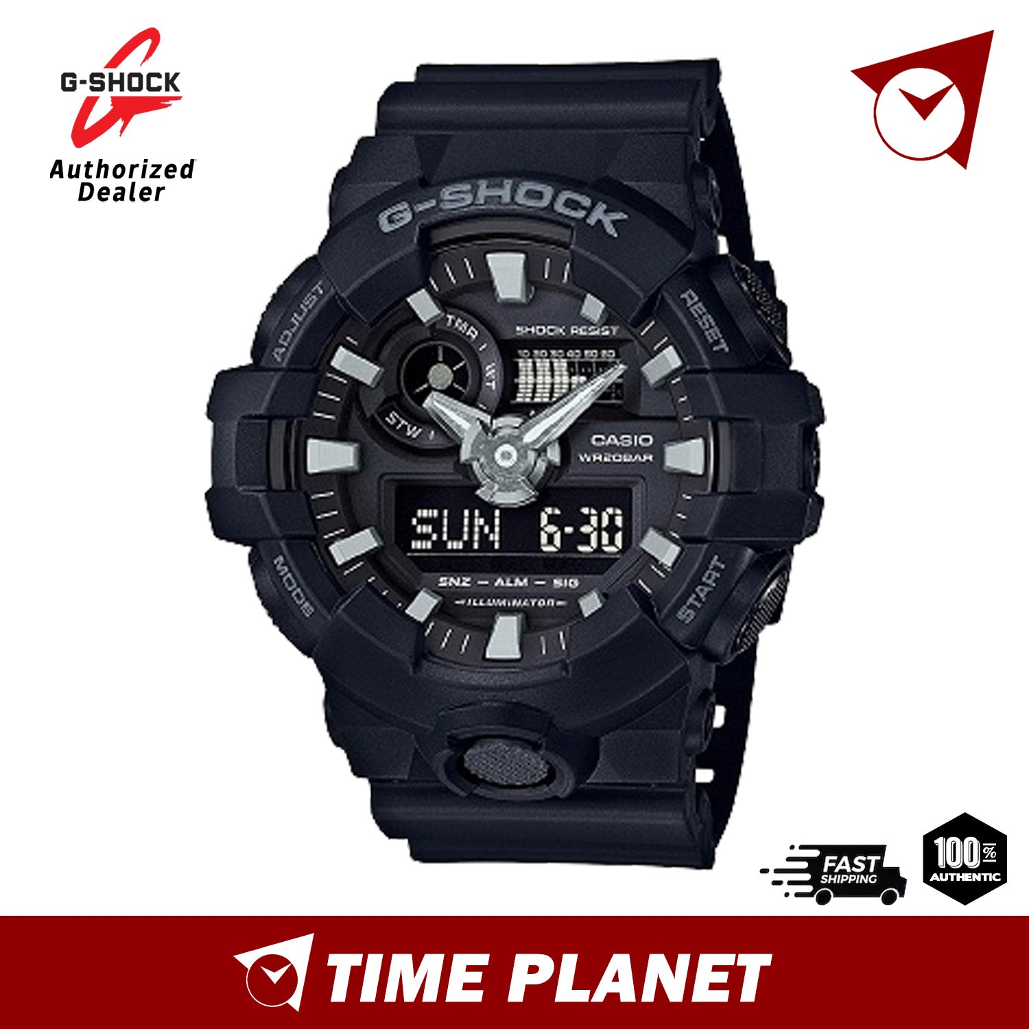 Casio G-Shock GA-700-1B – Timeplanet