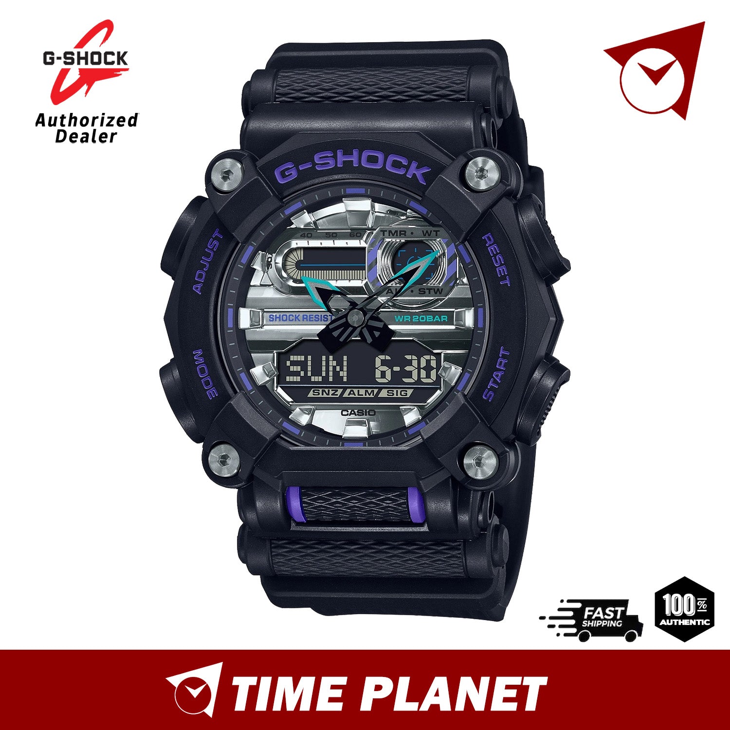 Casio G-Shock GA-900AS-1A – Timeplanet